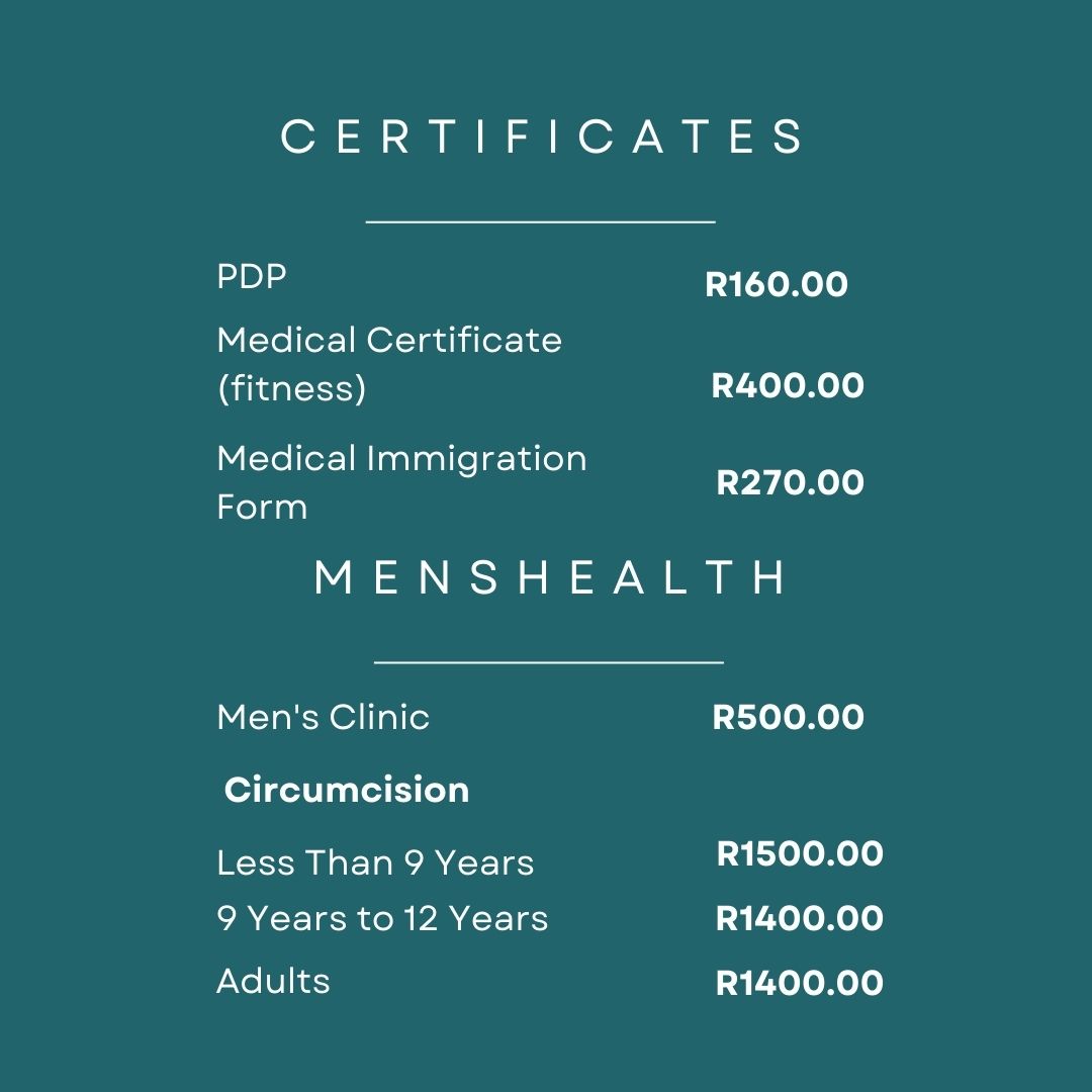 Packages | HealthMed - Medical Centre Prices