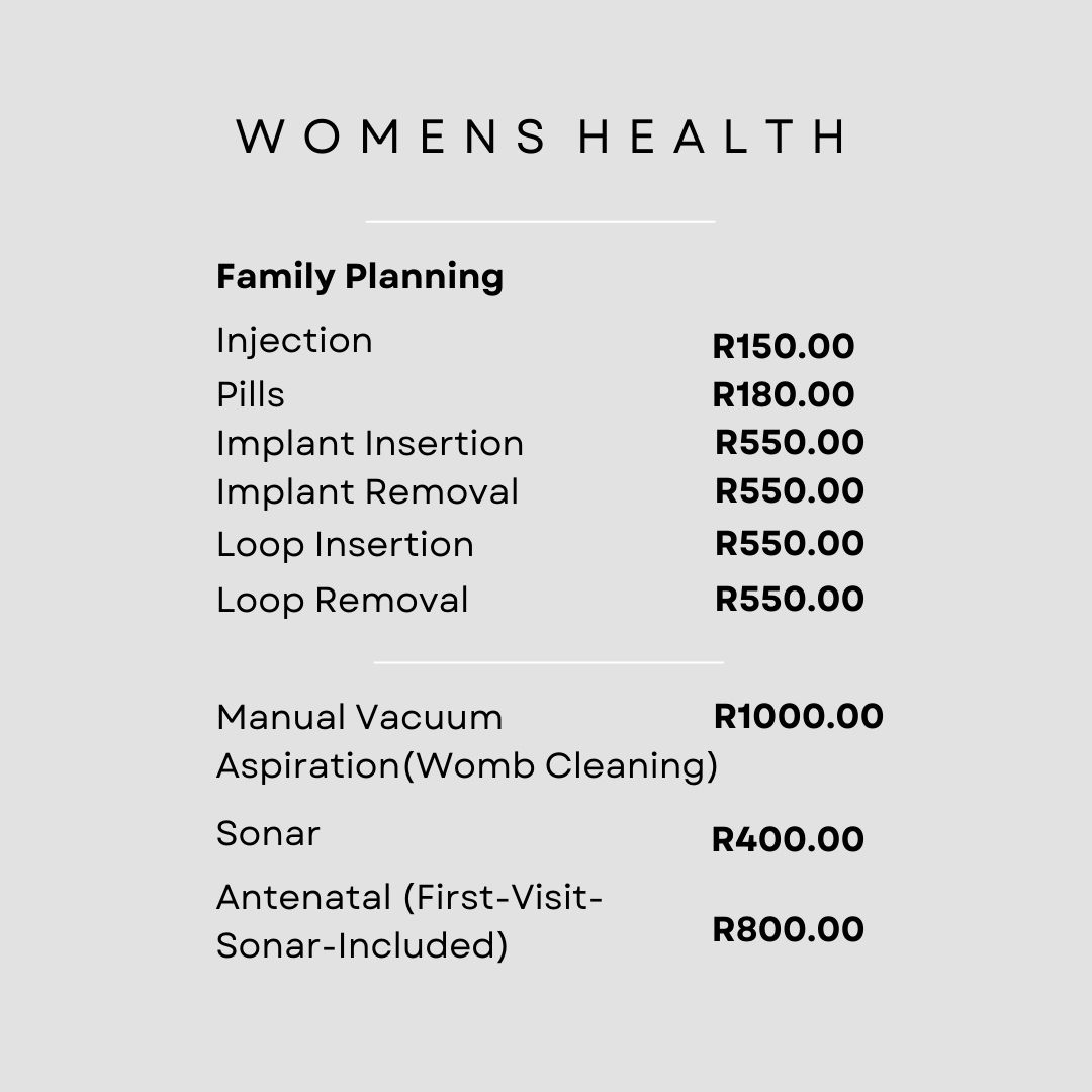 Packages | HealthMed - Medical Centre Prices